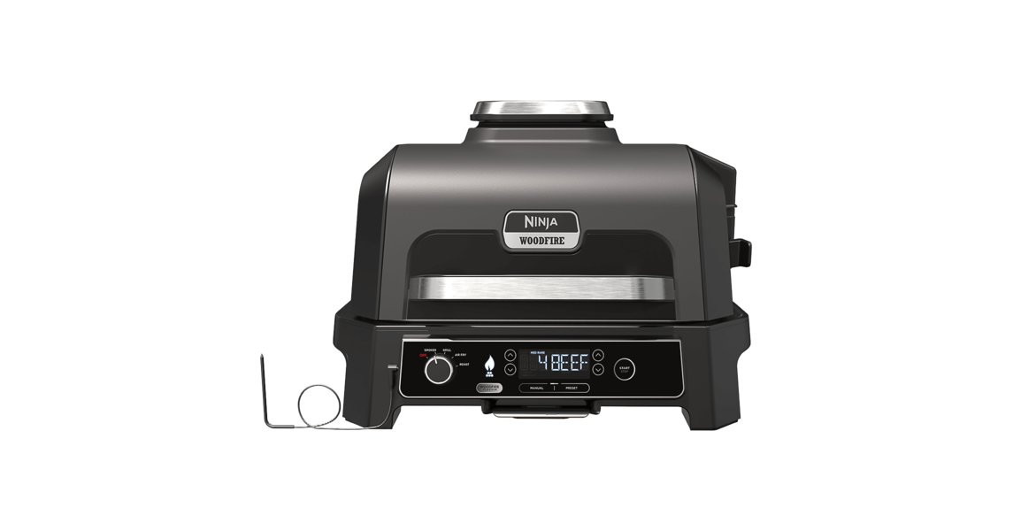 Ninja Woodfire Pro XL Electric BBQ Grill OG850EU | Ninja Romania