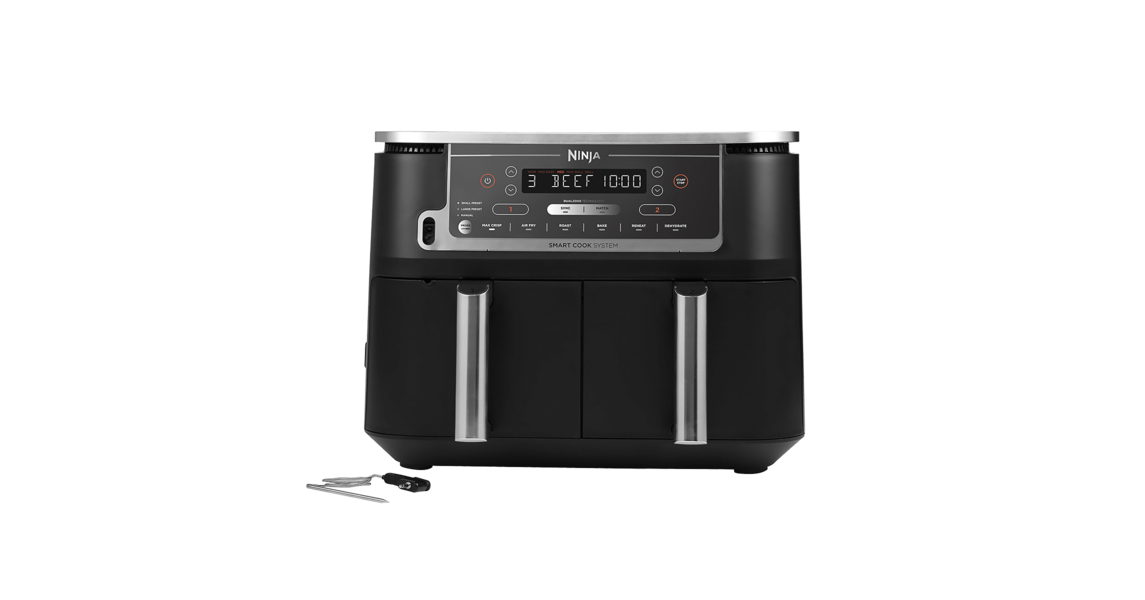 Ninja Foodi MAX Dual Zone Air Fryer cu Probe AF451EU | Ninja Romania