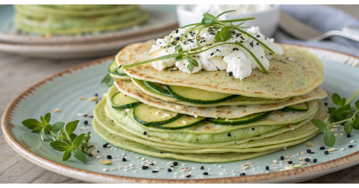 Clatite cu branza cottage si zucchini la robotul de bucatarie 3in1